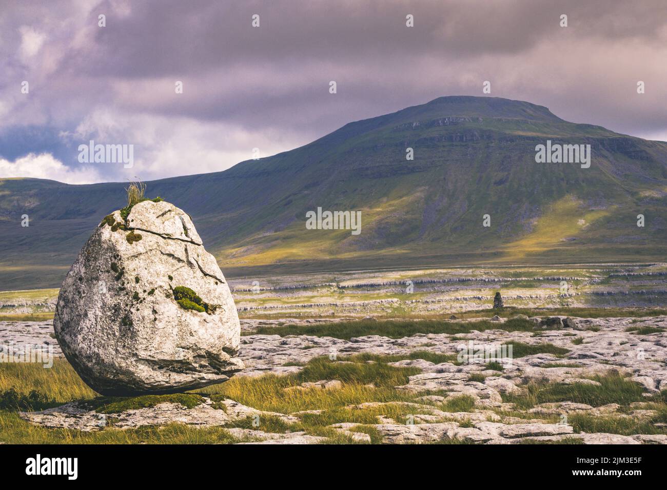 Ingleborough is the second-highest mountain in the Yorkshire Dales ...