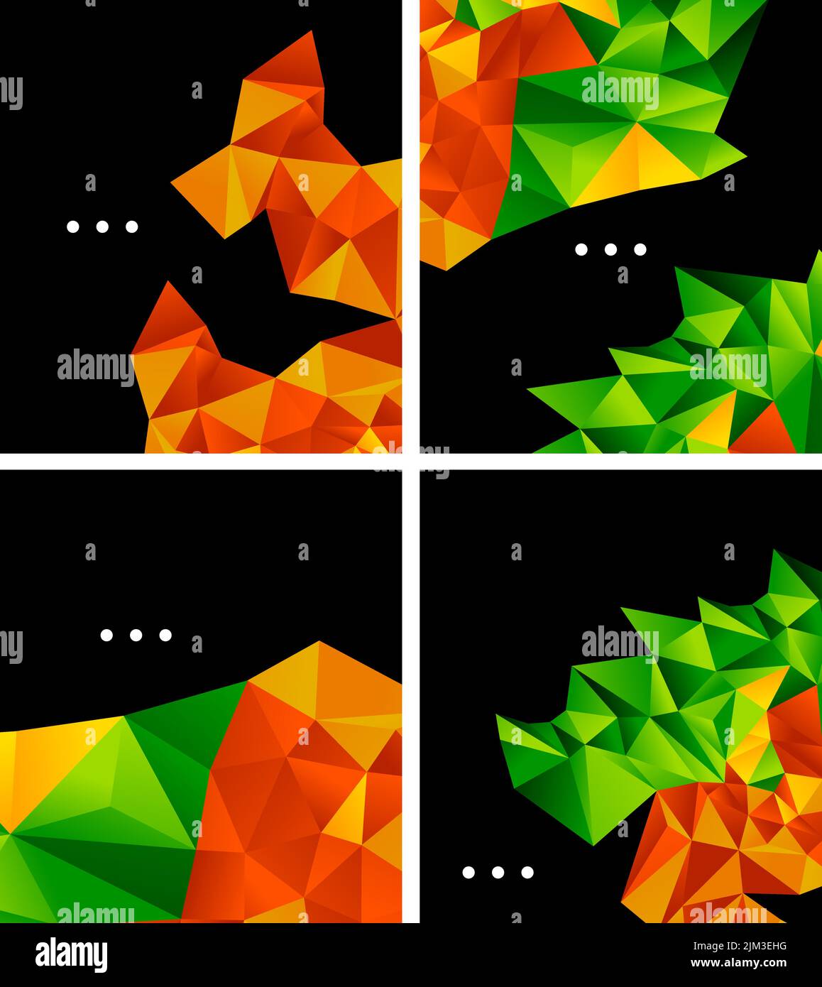 Triangles on black. Abstract geometrical background Stock Vector Image ...