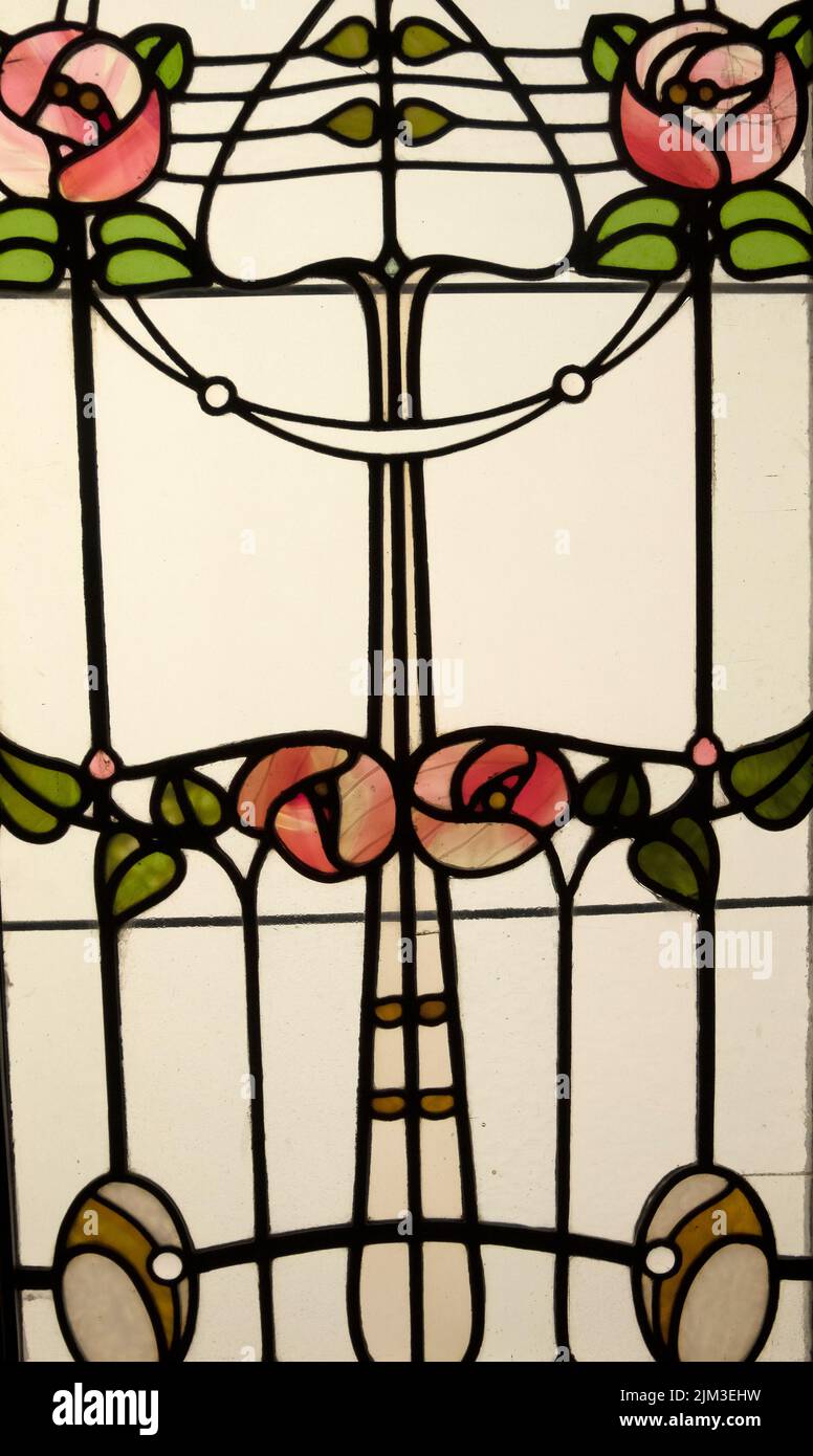 Miksa Róth house museum hosting his art work,Budapest,Hungary Stock ...