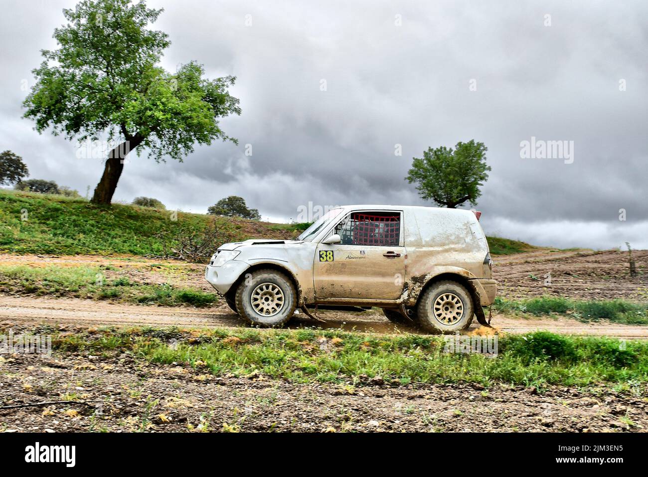 Rally of off-road vehicles, 4x4, through the south of Spain Stock Photo ...