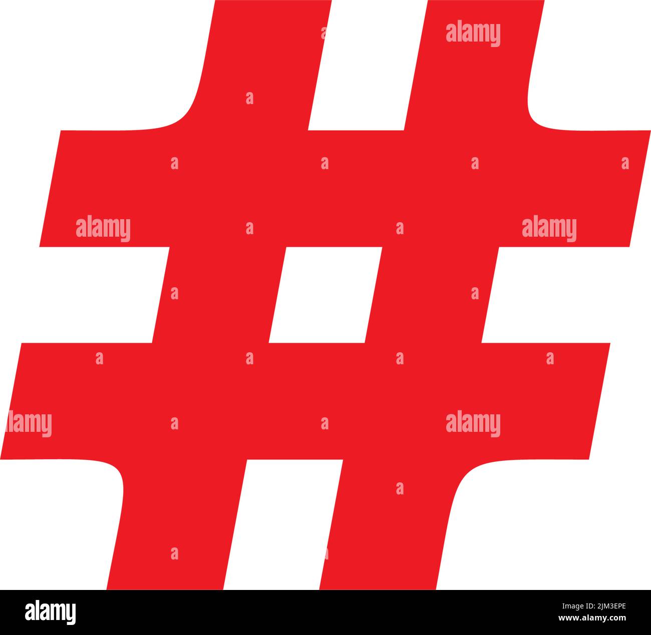 Hash tag logo design inspiration vector icon template Stock Vector ...