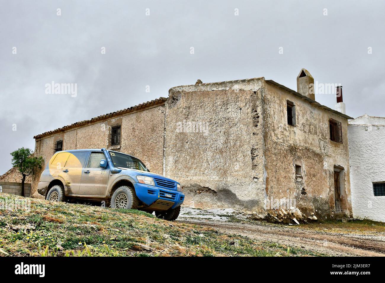 Rally of off-road vehicles, 4x4, through the south of Spain Stock Photo ...