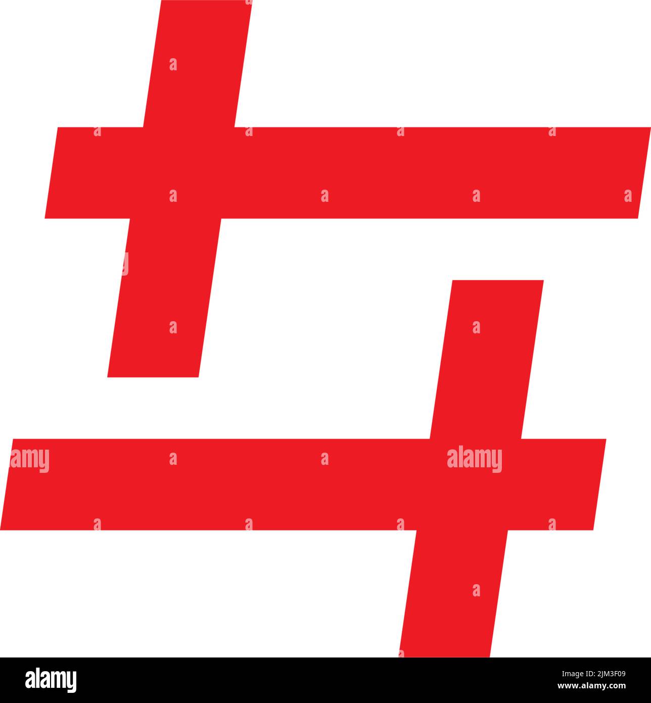 Hash tag logo design inspiration vector icon template Stock Vector ...