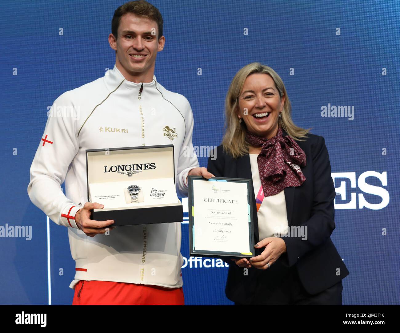 August 4, 2022, Birmingham, West Midlands, England: English swimmer ...