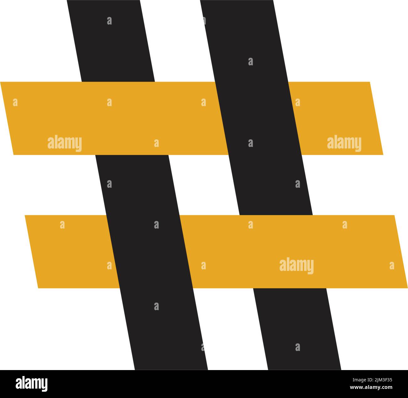 Hash tag logo design inspiration vector icon template Stock Vector ...