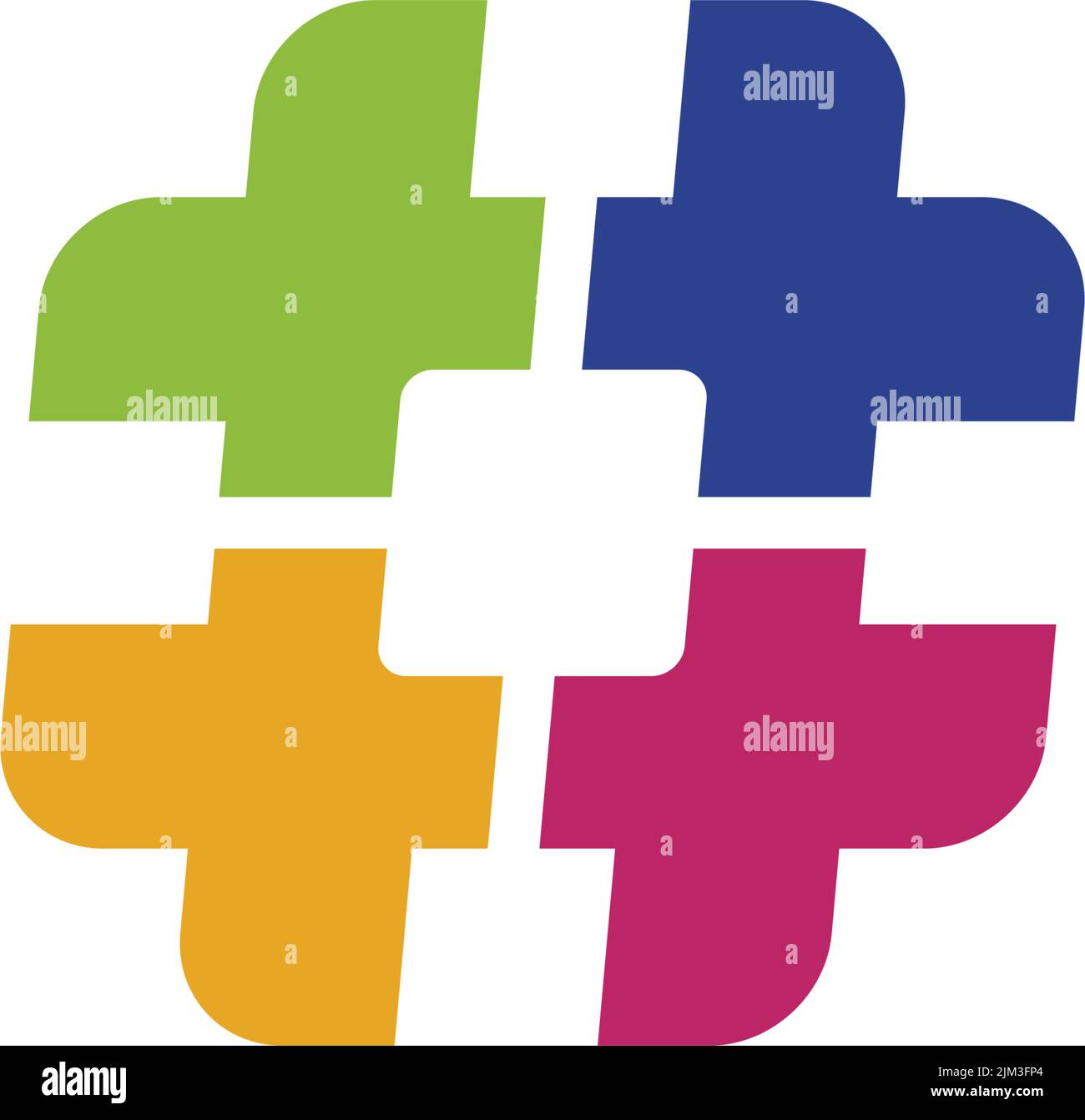 Hash tag logo design inspiration vector icon template Stock Vector ...