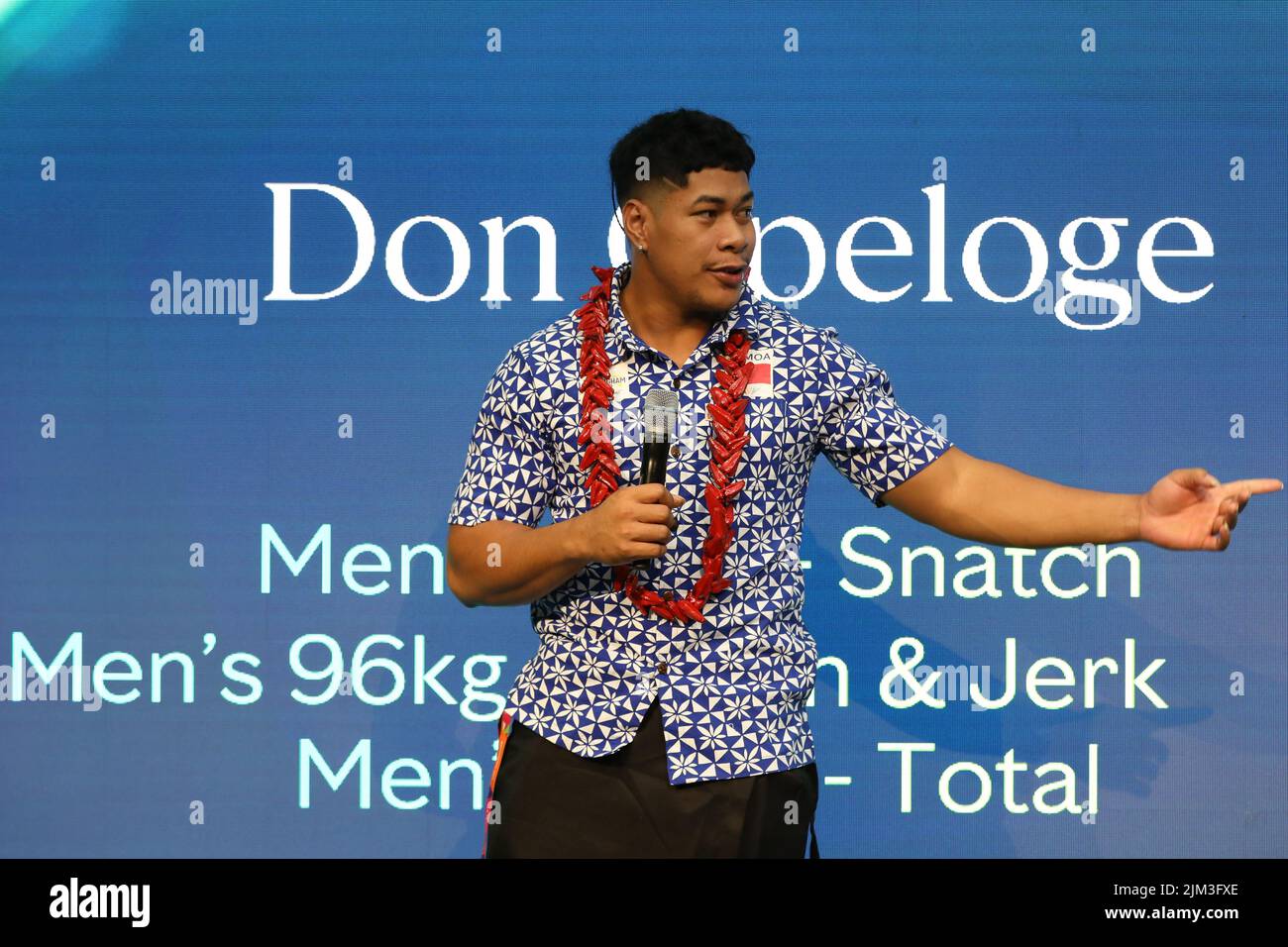 August 4, 2022, Birmingham, West Midlands, England: Samoan weightlifter ...