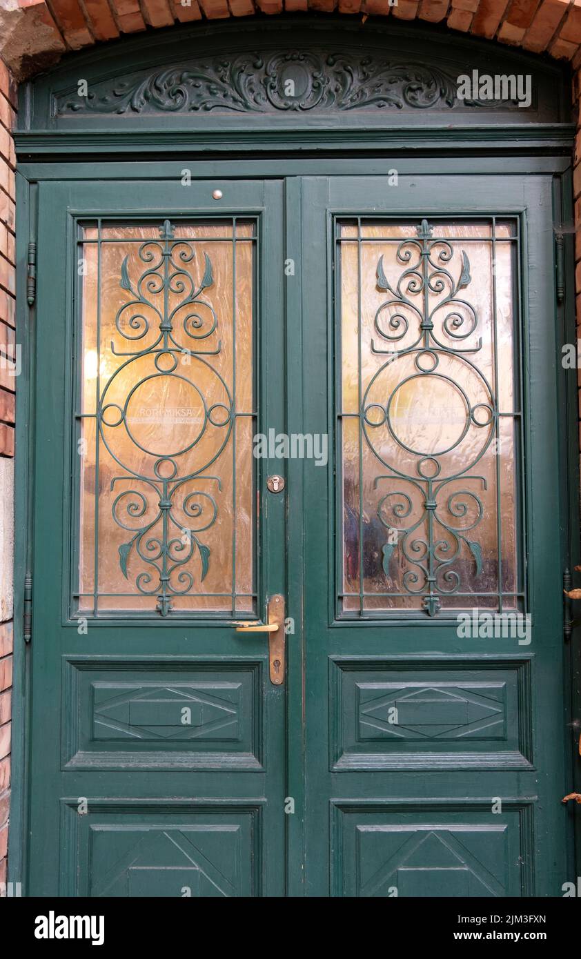 Miksa Róth house museum hosting his art work,Budapest,Hungary Stock ...