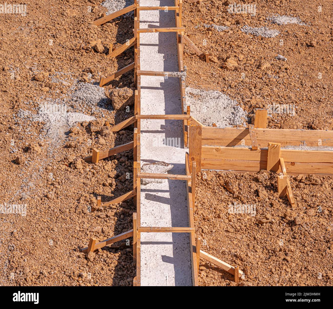Formwork form work concrete slab hi-res stock photography and images ...