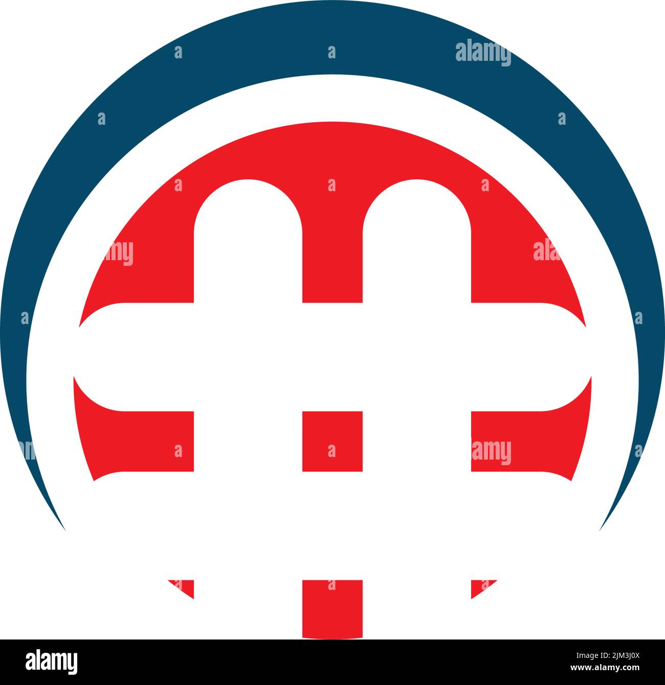 Hash tag logo design inspiration vector icon template Stock Vector ...