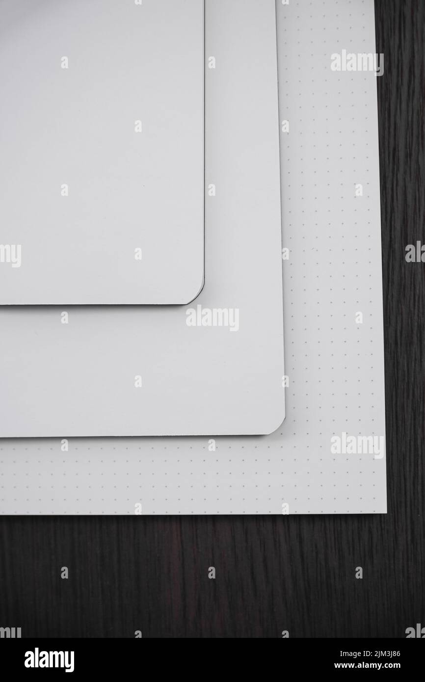 A stationery lay flat planning study setup Stock Photo - Alamy