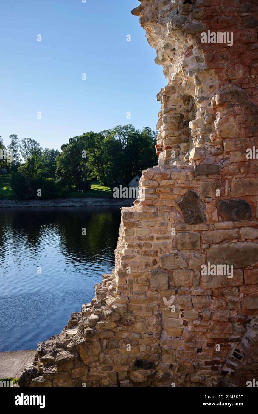 Koknese medieval castle ruins hi-res stock photography and images - Alamy