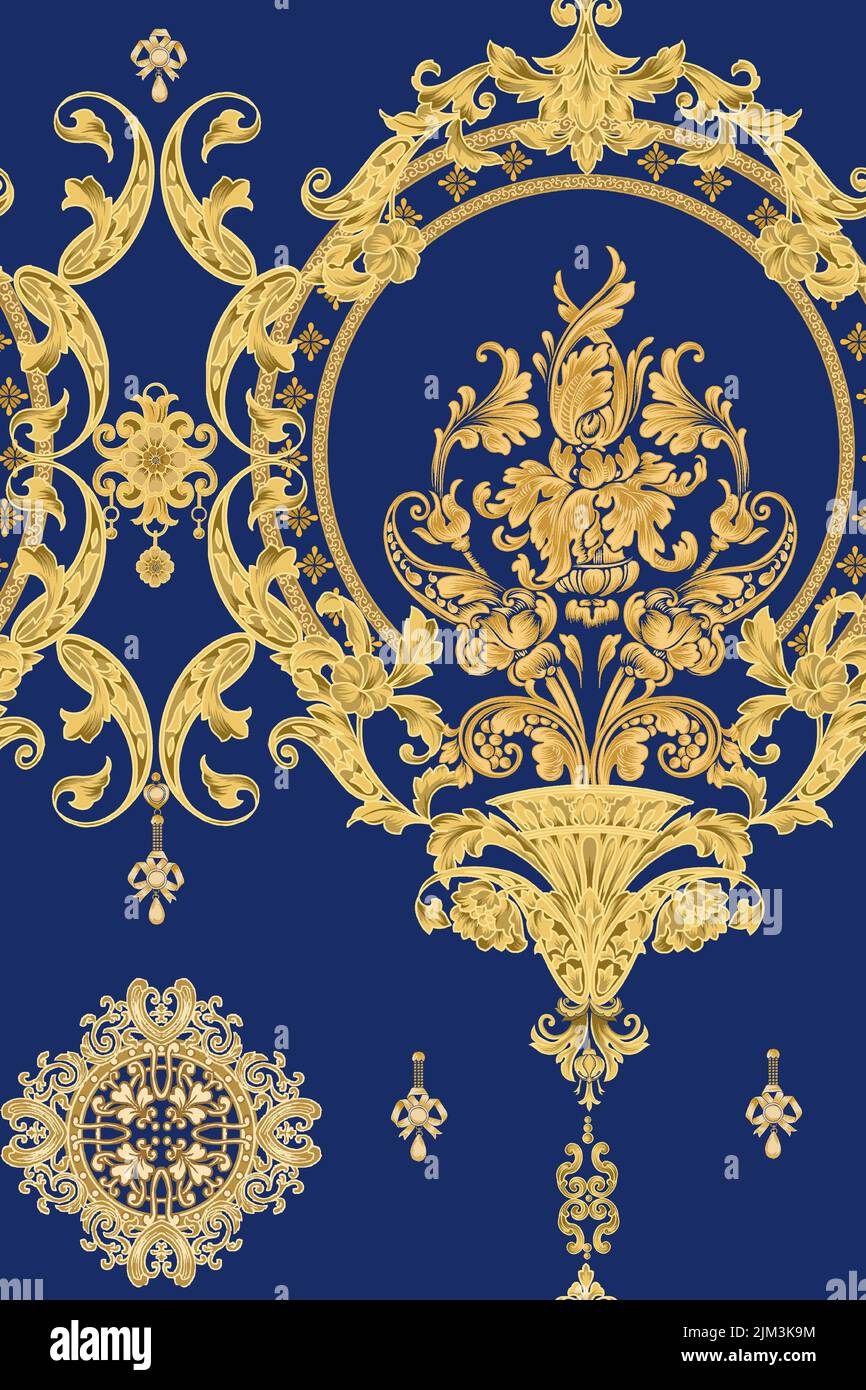 A beautiful, colorful background with classic, vintage patterns Stock ...