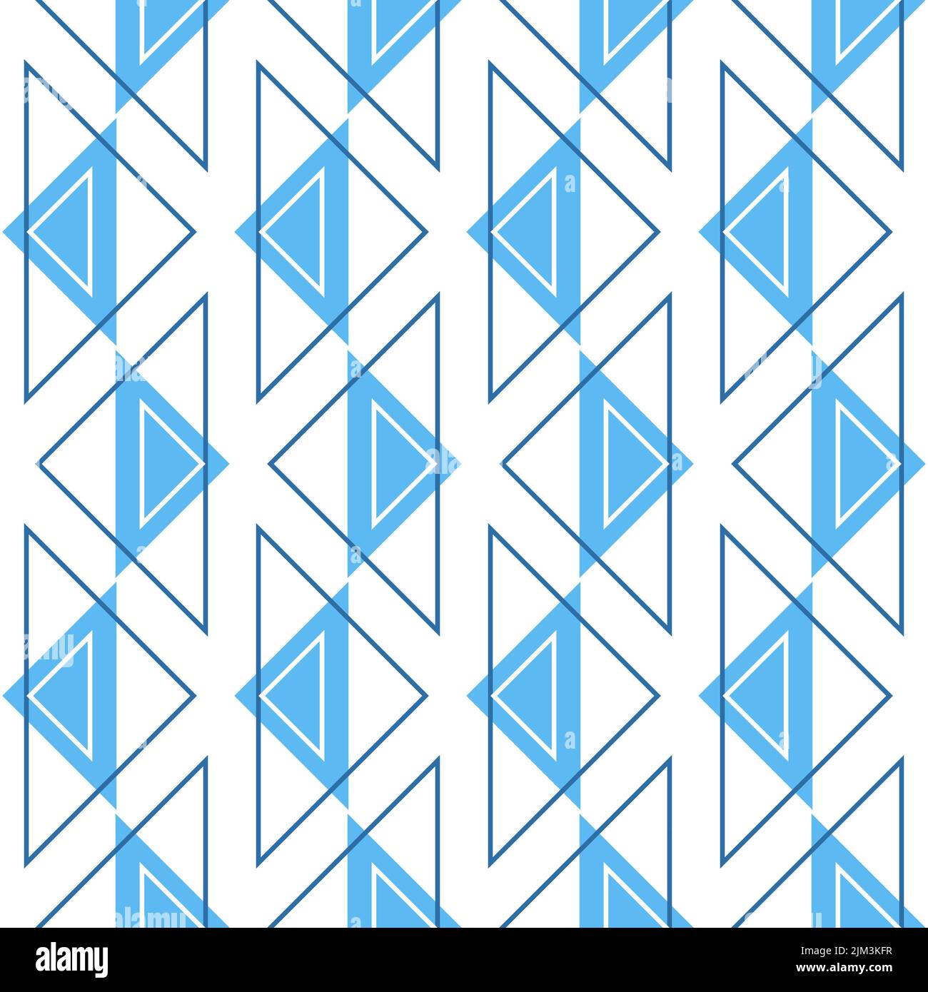 Blue white geometric seamless pattern contrast smooth repeating ...