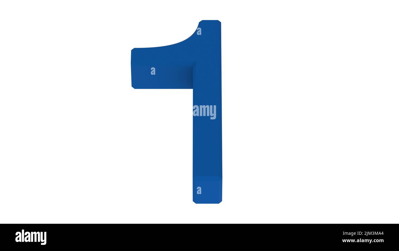 1 number one gold silver 3d glass crystal anniversary render ...