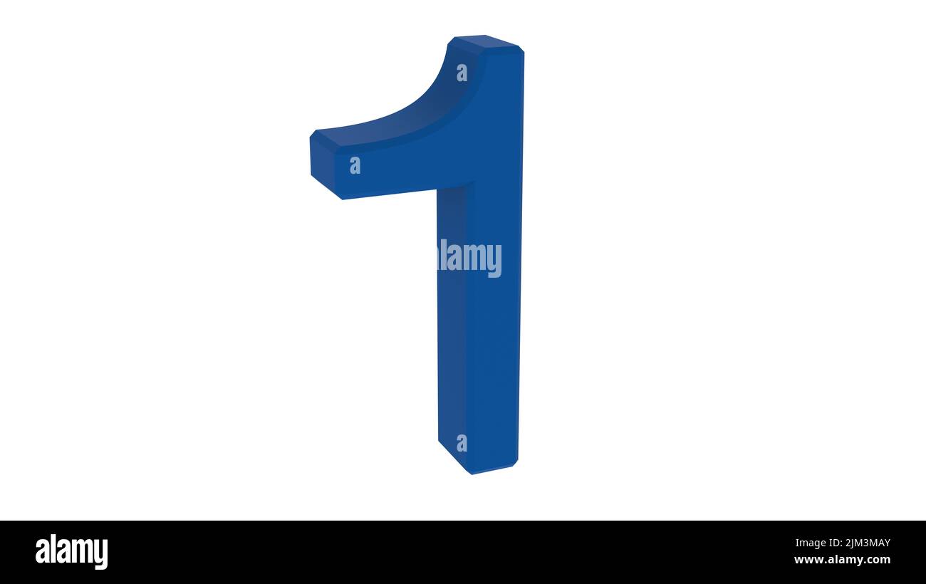 Old number 1 Cut Out Stock Images & Pictures - Alamy