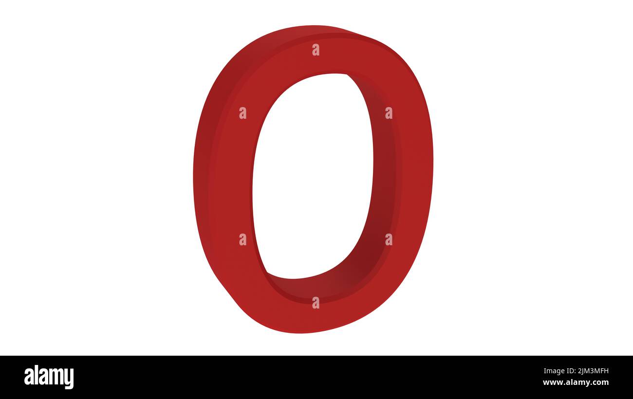 number zero gold 0 silver 3d glass crystal anniversary render ...