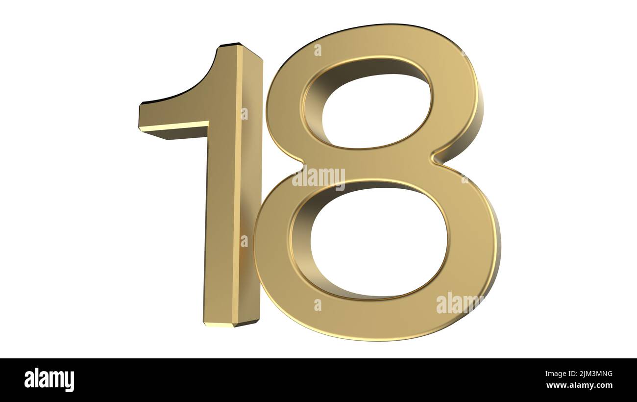 number gold silver 3d glass crystal image anniversary render ...