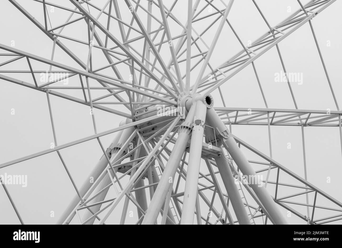 a close-up with the gear of a ferris wheel Stock Photo - Alamy