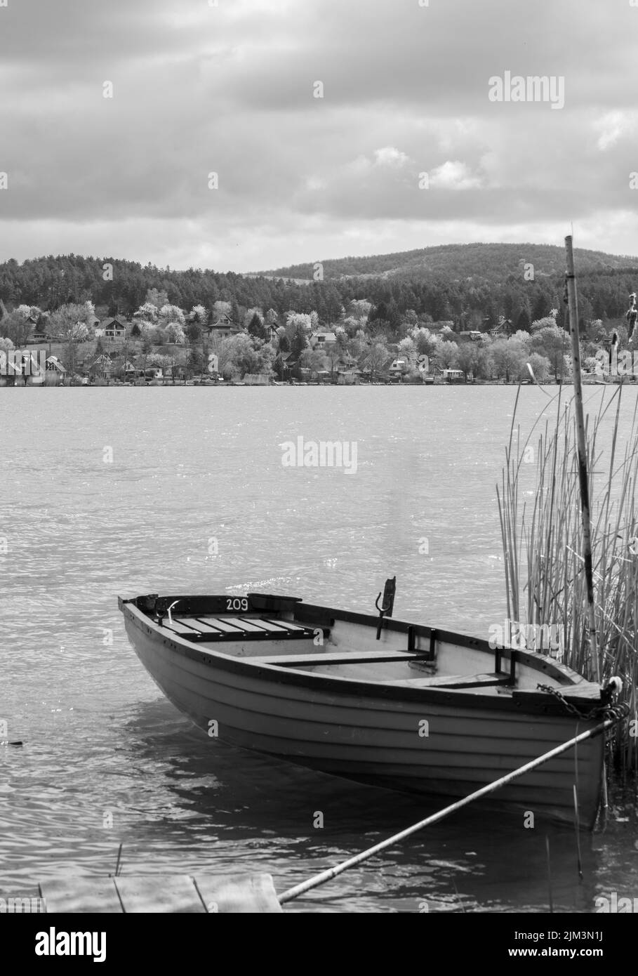 Boat bridge Black and White Stock Photos & Images - Alamy