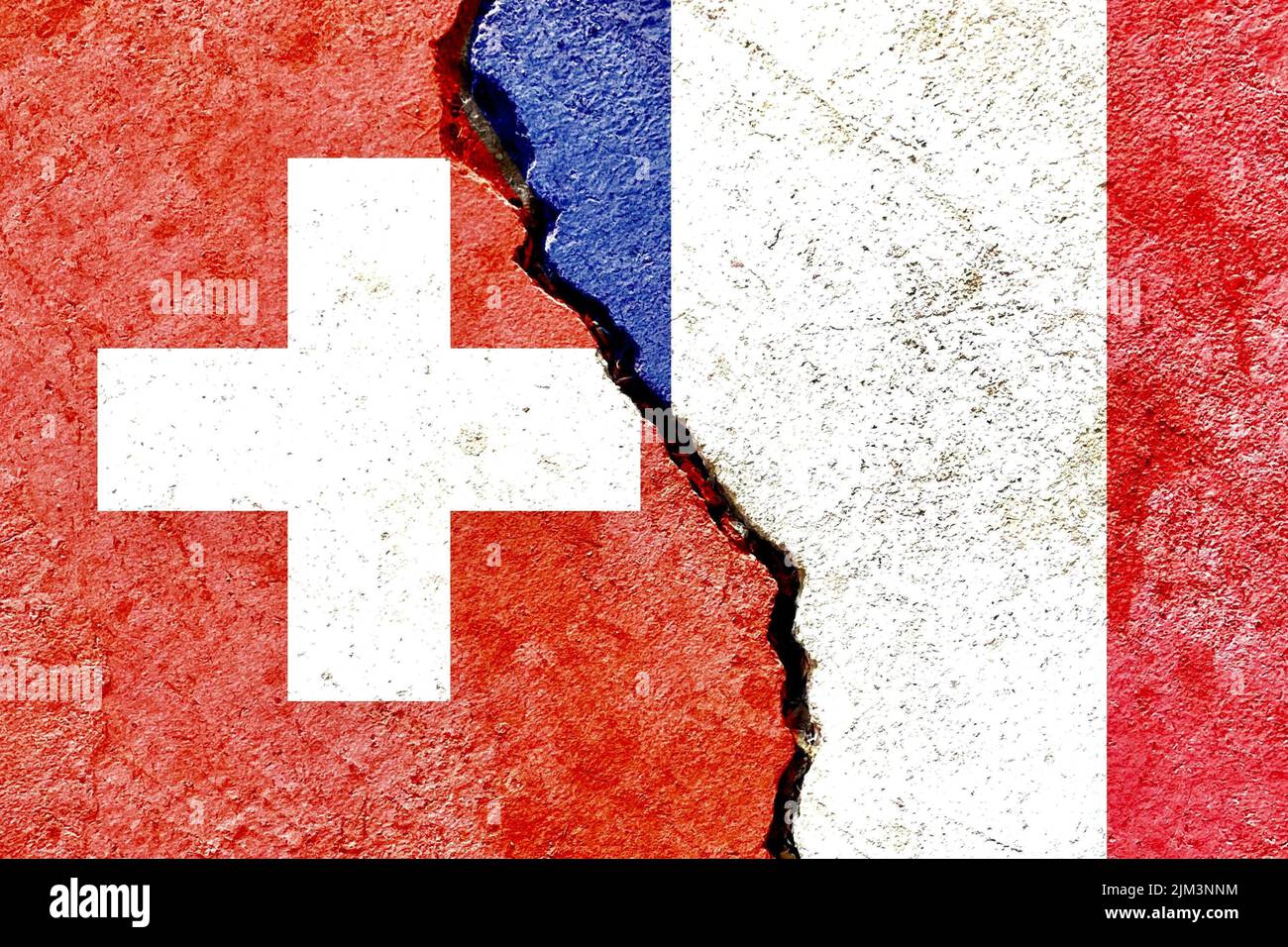 abstract Swiss French politics relationship friendship divided ...