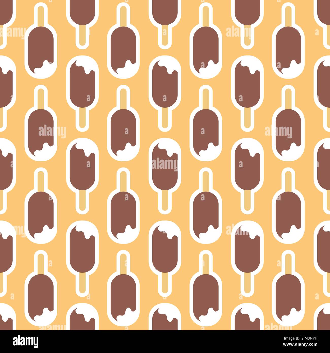 Glaze ice cream pattern Stock Vector Images - Alamy