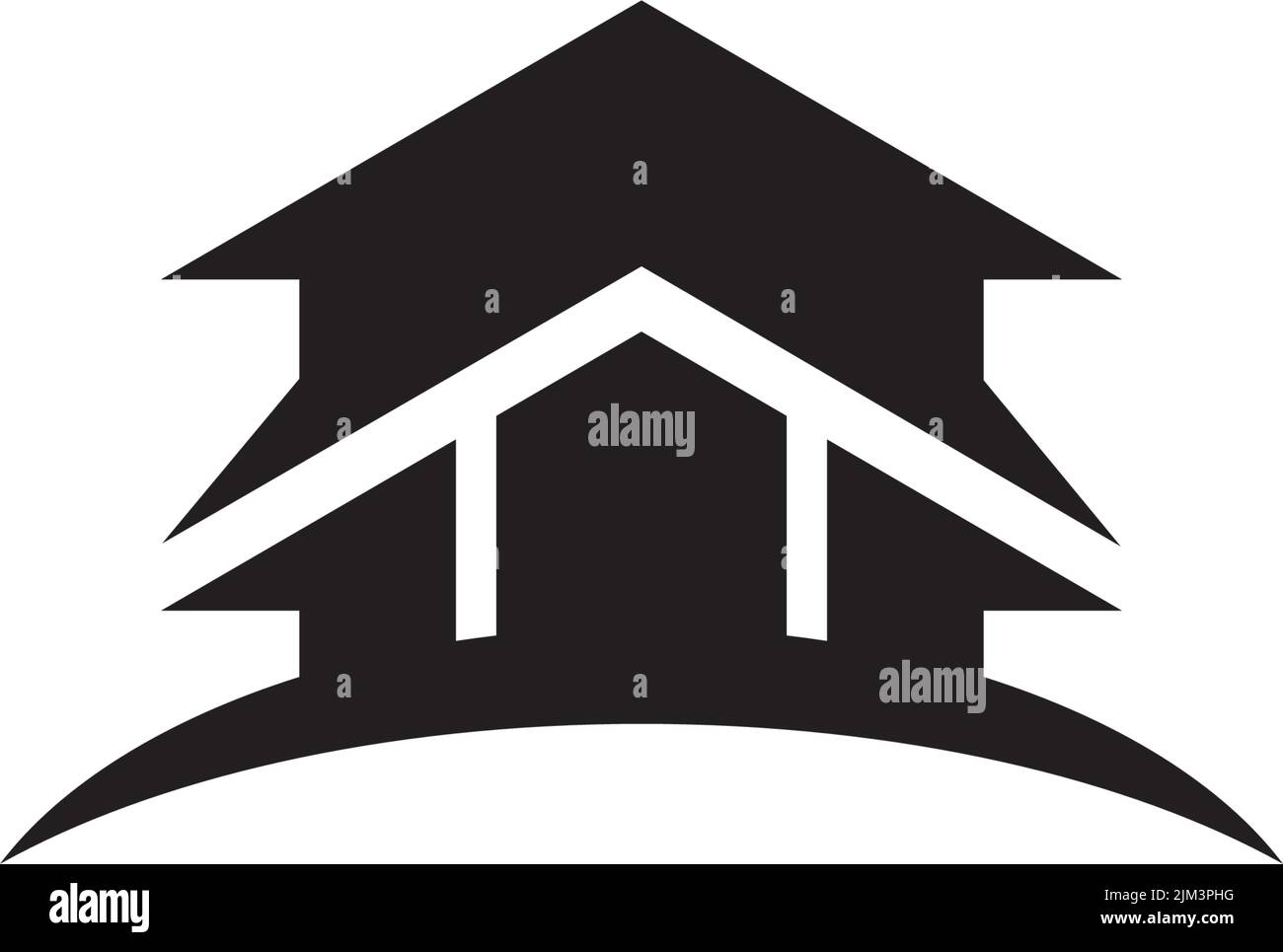 Home logo design vector illustration template Stock Vector Image & Art ...