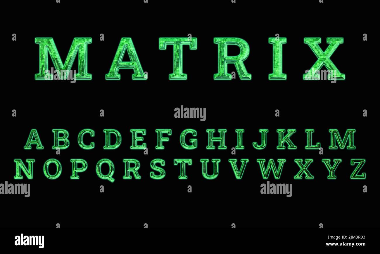 3d matrix hi-res stock photography and images - Alamy