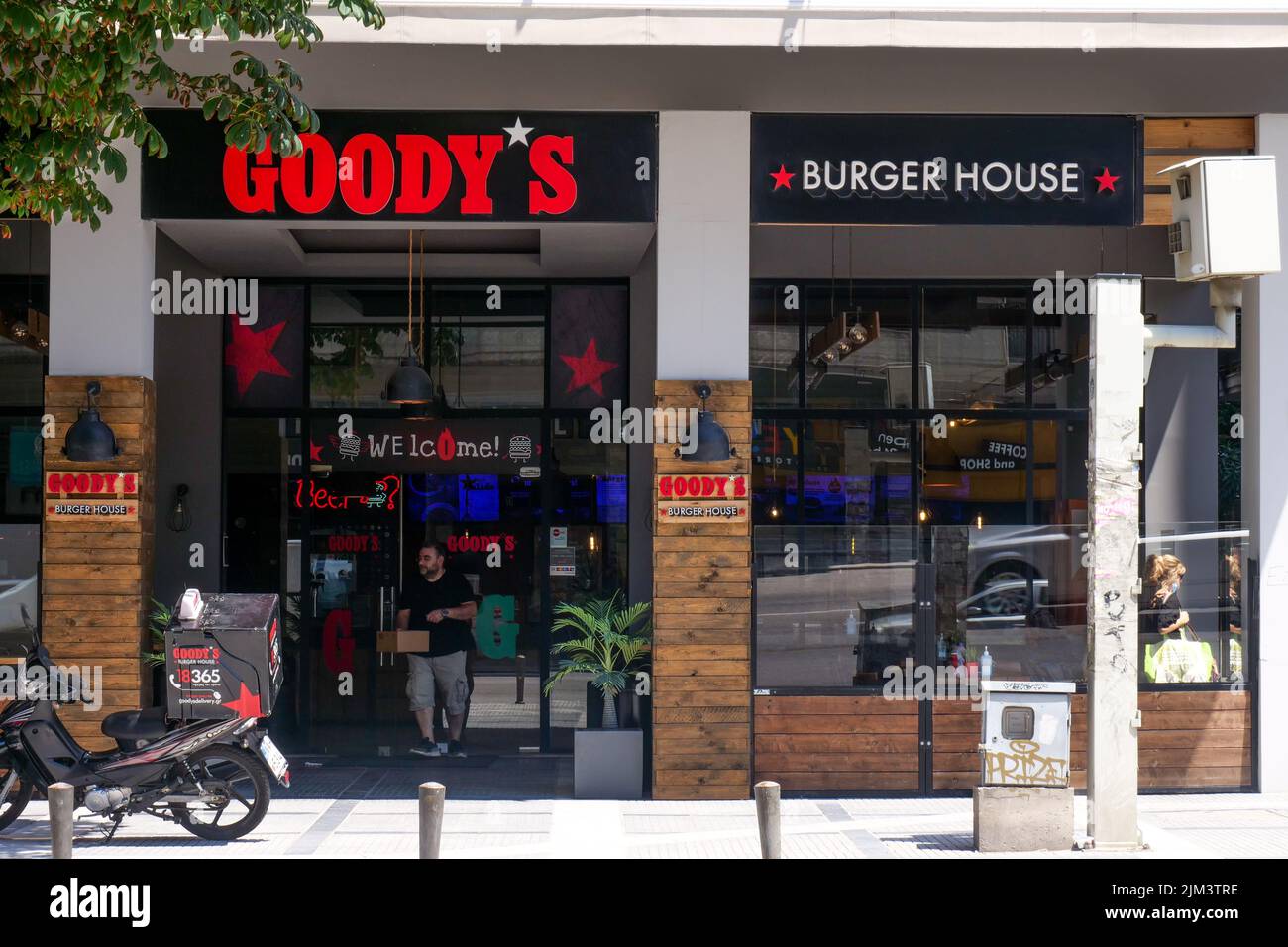 "Goody's" hamburger restaurant, Thessaloniki, Macedonia, North-Eastern ...