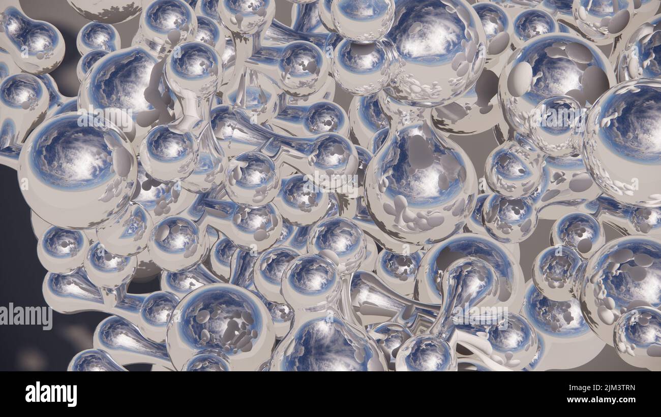 A reflective mirror module round in Hong Kong Stock Photo - Alamy