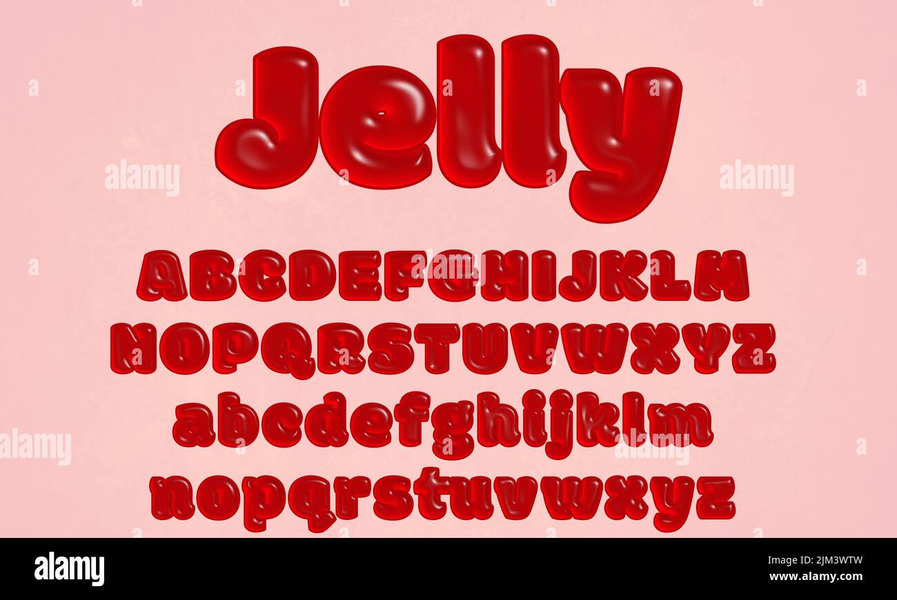 Red typeface hi-res stock photography and images - Alamy