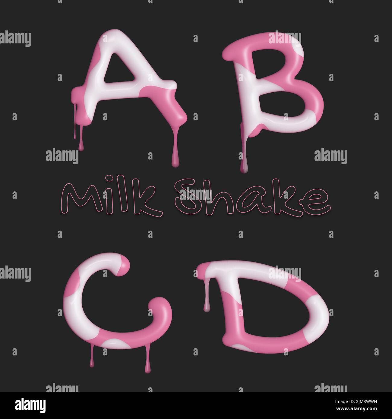 Dripping font hi-res stock photography and images - Alamy