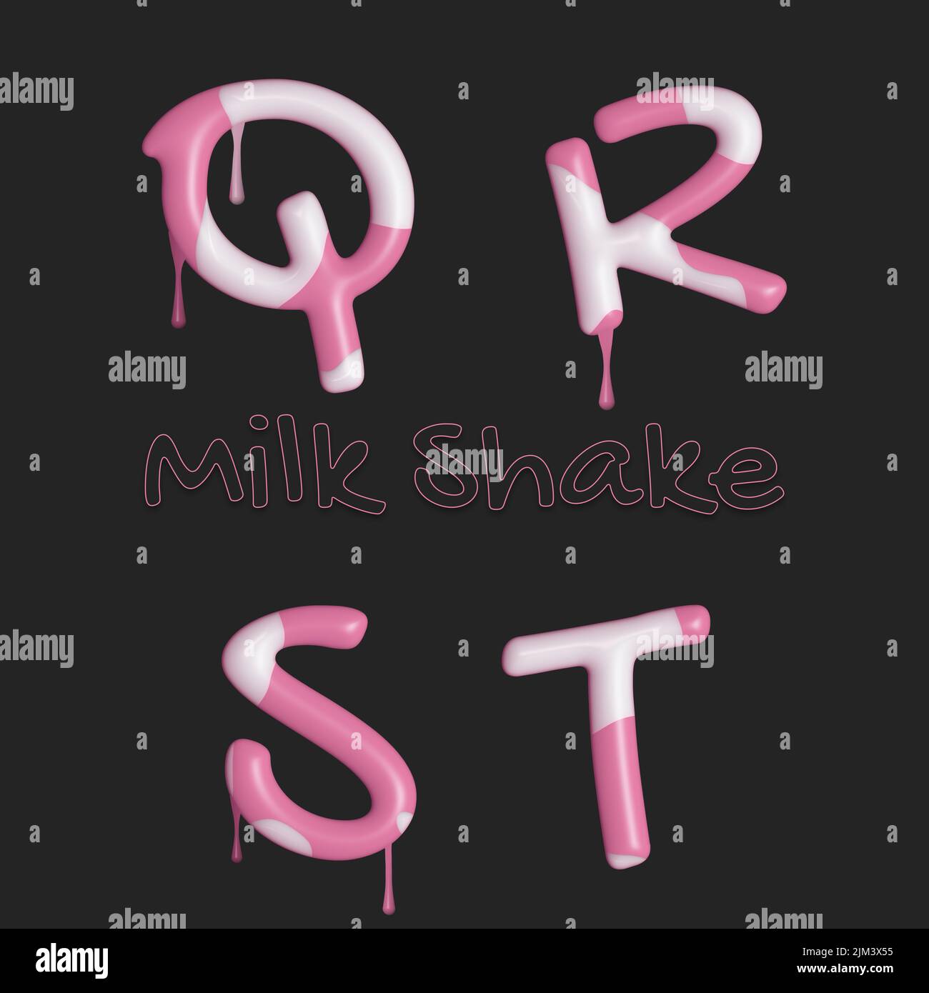 Handwritten decorative alphabet hi-res stock photography and images - Alamy