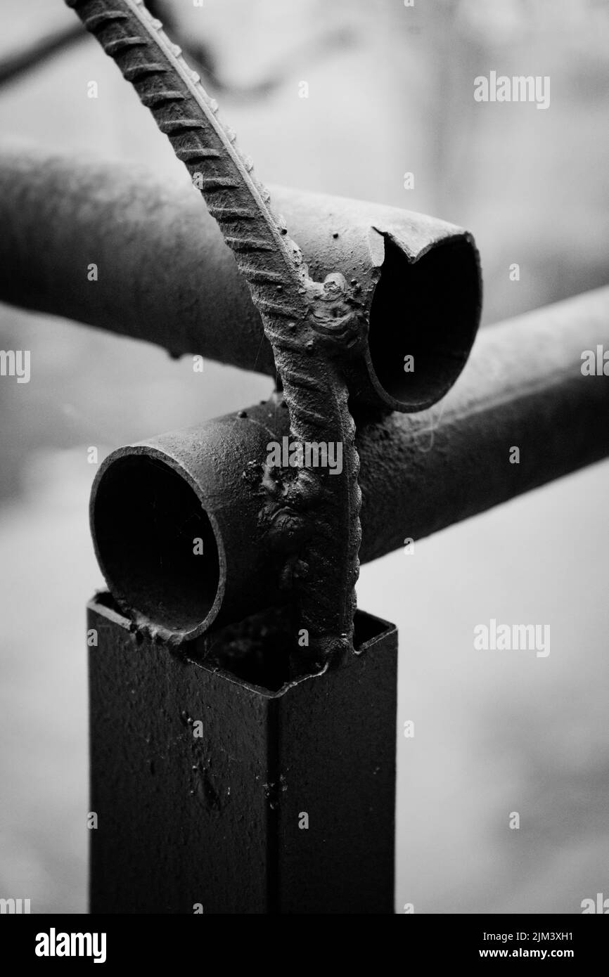 Structure of tubes Black and White Stock Photos & Images - Alamy