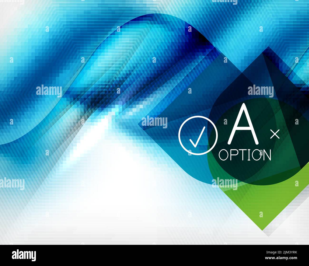 Blue aqua wave designed business poster. Illustration of blue color ...