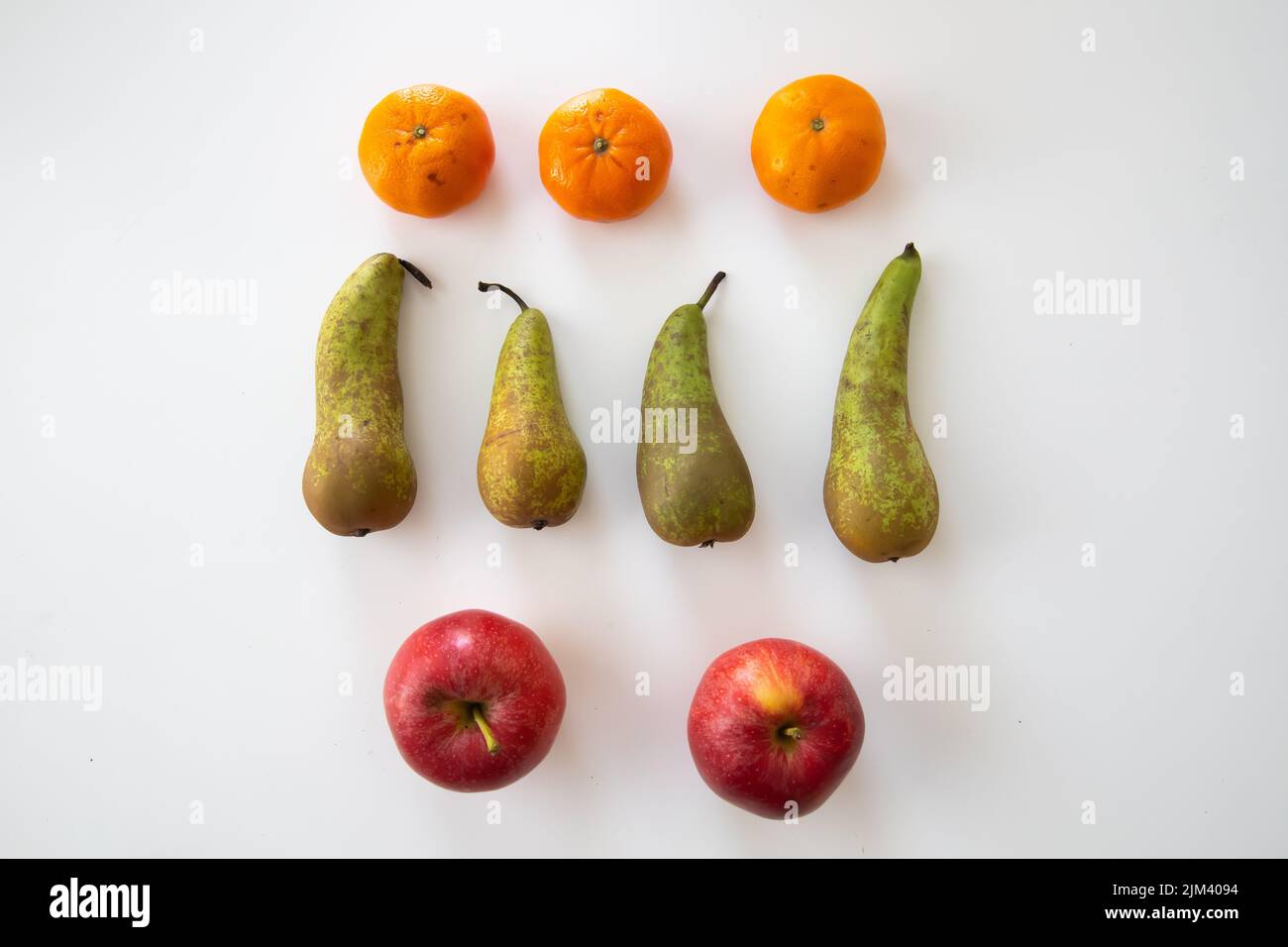 A closeup of various fruits isolated on white background Stock Photo ...
