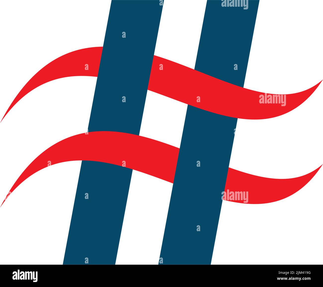 Hash tag logo design inspiration vector icon template Stock Vector ...