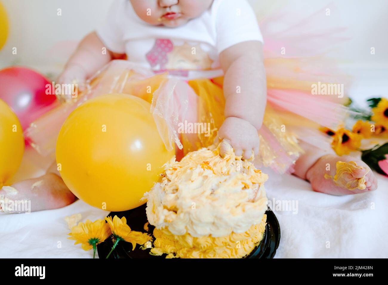 Smashing the cake hi-res stock photography and images - Alamy