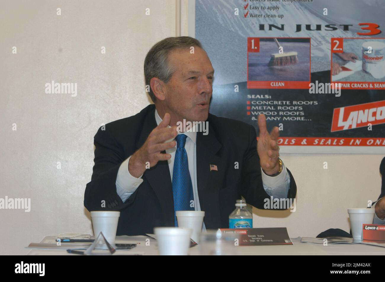 Office of the Secretary - SECRETARY DONALD EVANS WITH CHAIRMAN RICH ...