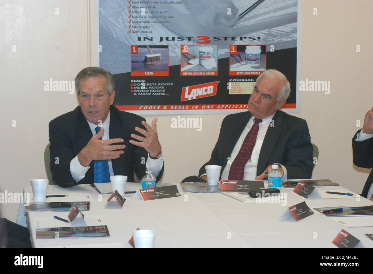 Office of the Secretary - SECRETARY DONALD EVANS WITH CHAIRMAN RICH ...