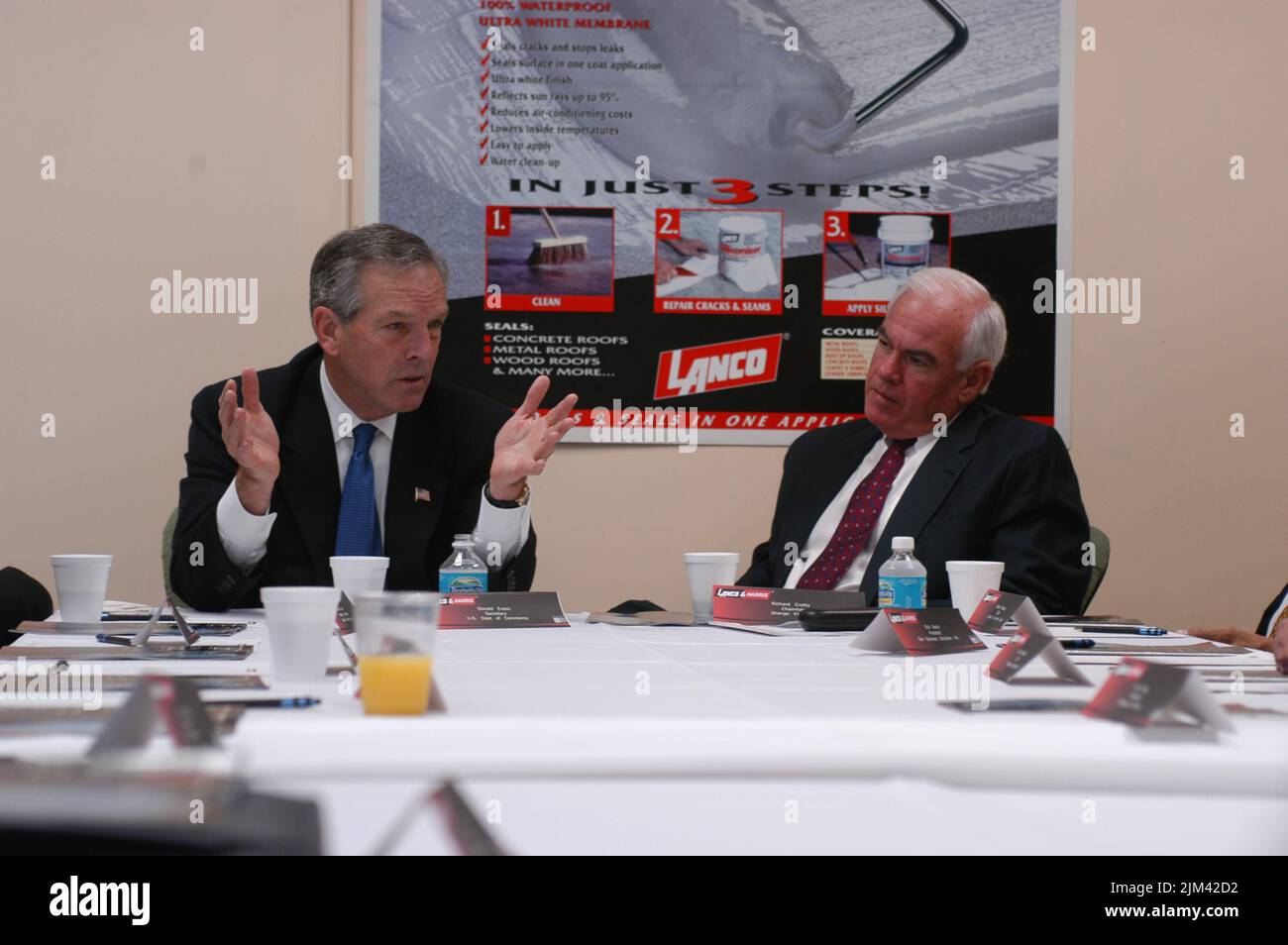 Office of the Secretary - SECRETARY DONALD EVANS WITH CHAIRMAN RICH ...