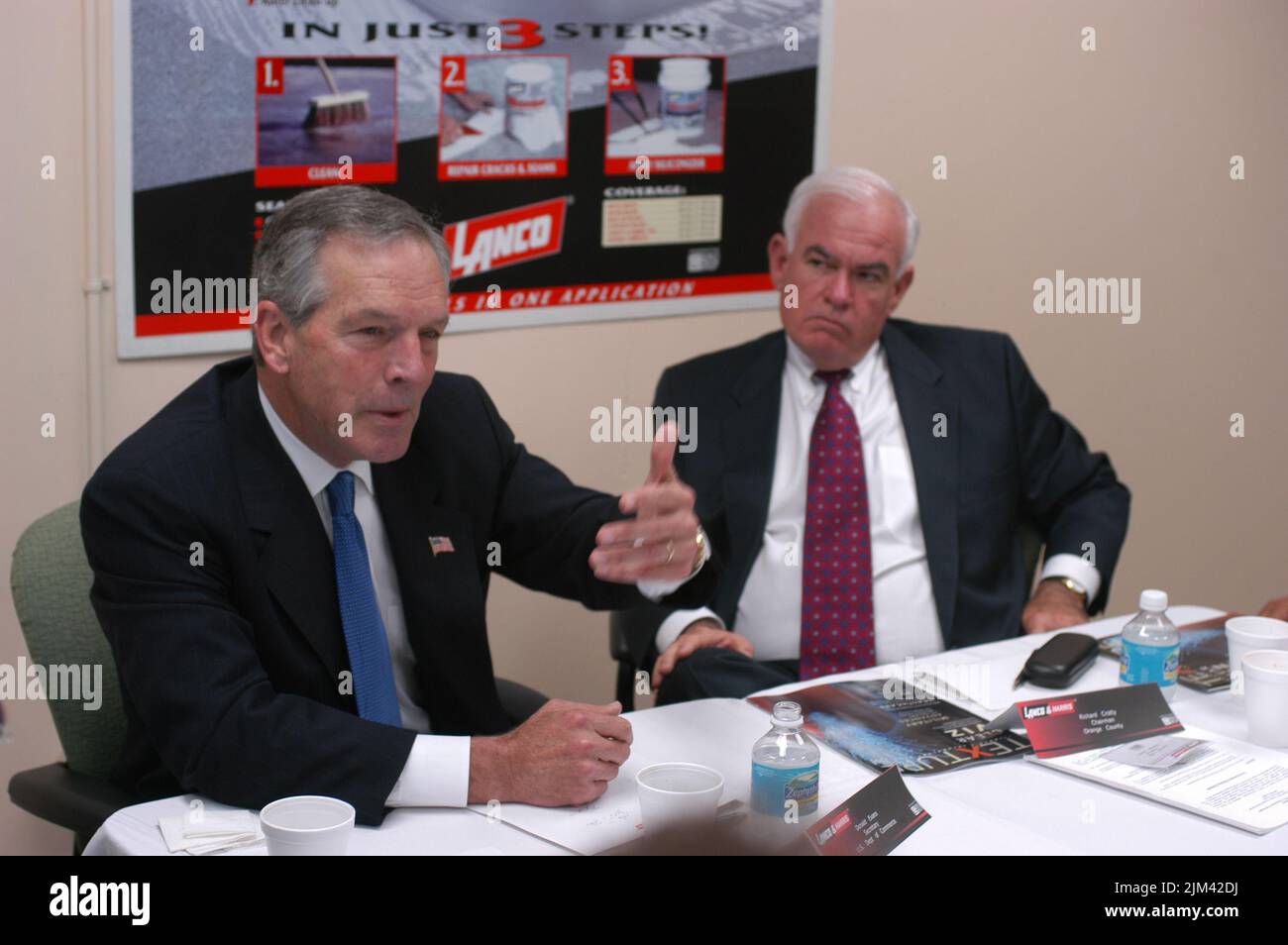 Office of the Secretary - SECRETARY DONALD EVANS WITH CHAIRMAN RICH ...