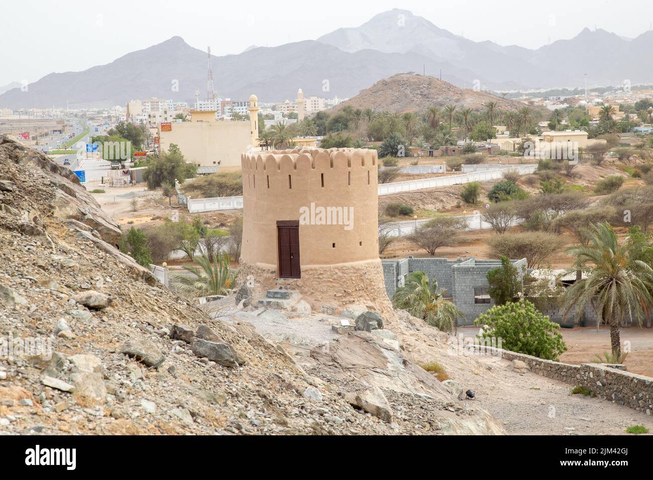 ancient buildings in desert with stone and clay with grain and out of ...