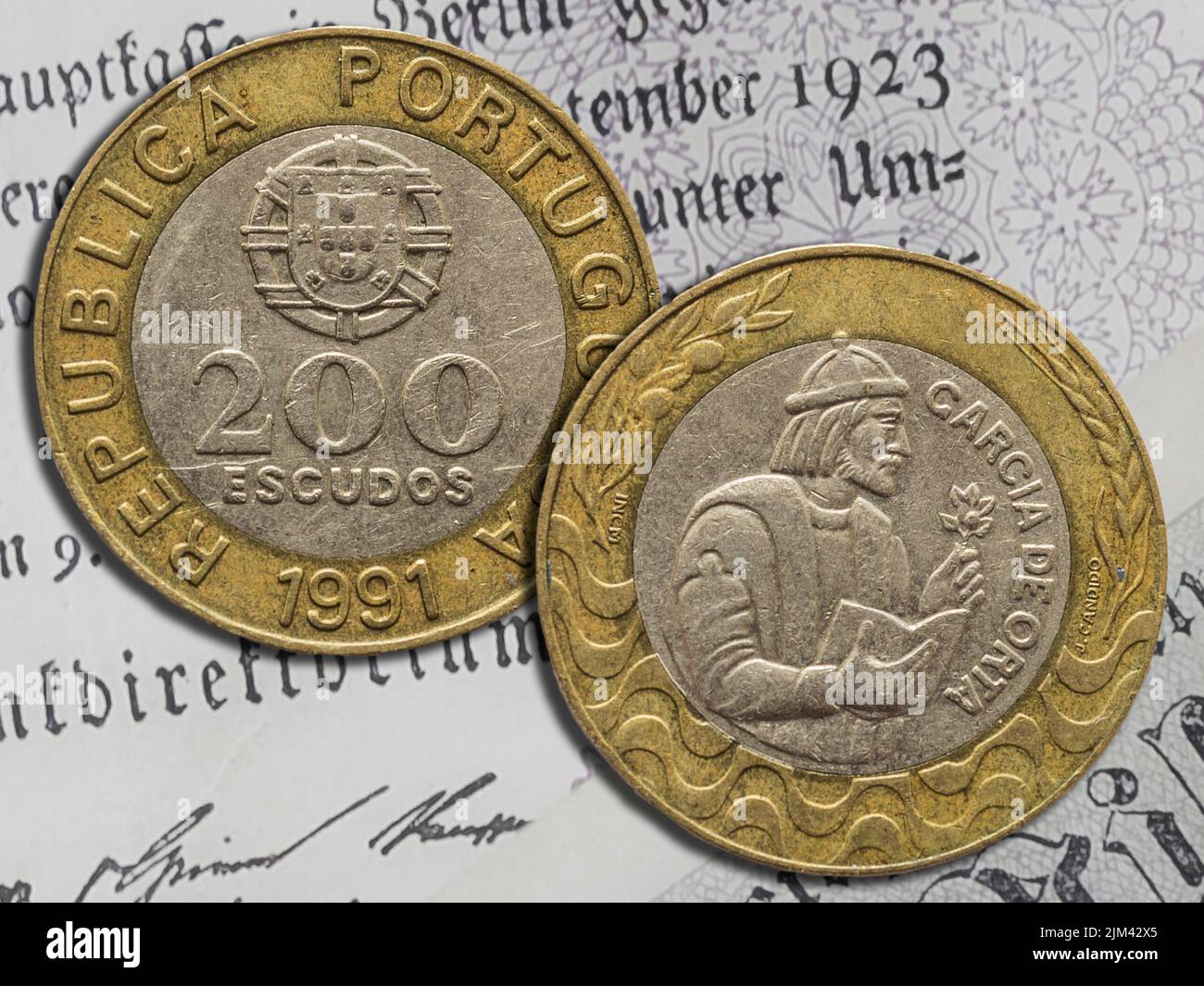 Escudo coin hi-res stock photography and images - Alamy