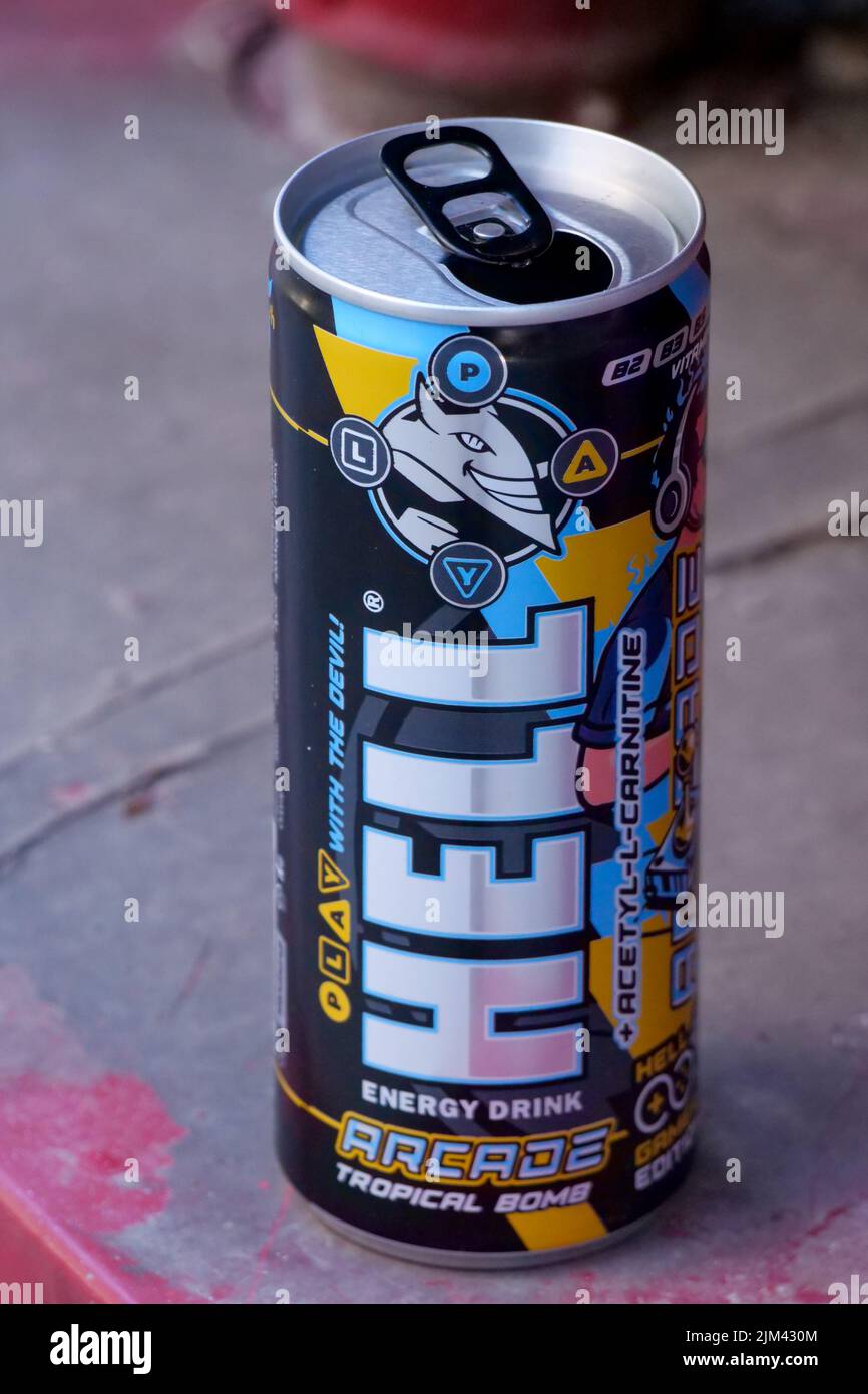 Hell energy drink hi-res stock photography and images - Alamy