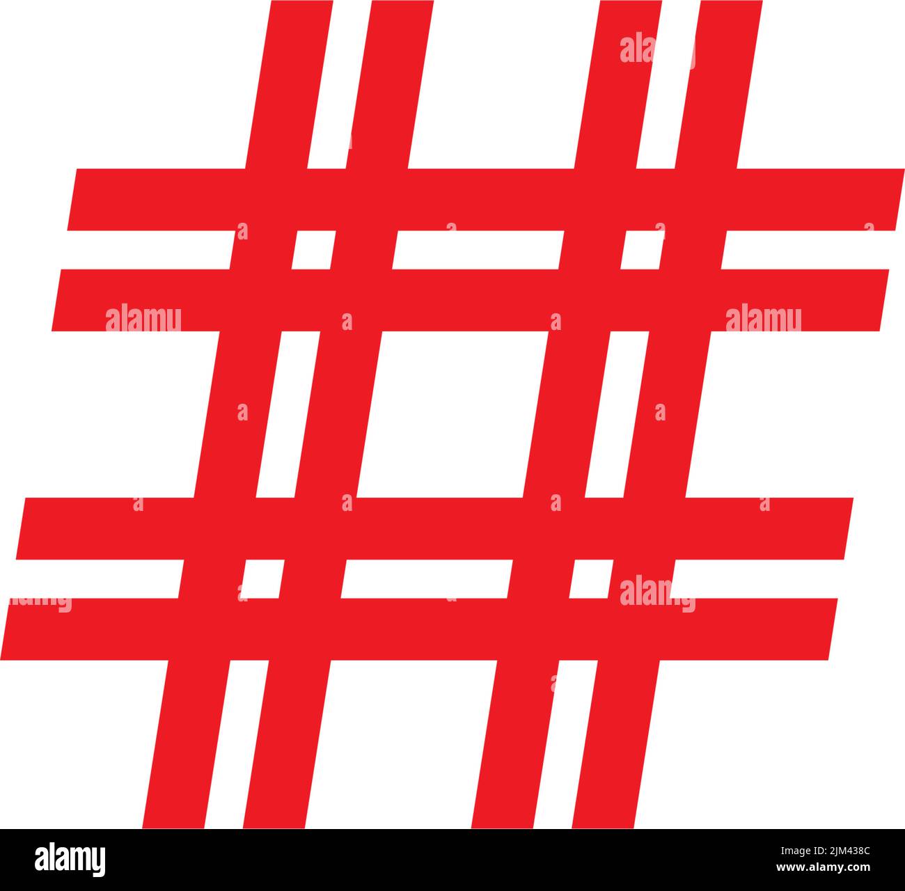 Hash tag logo design inspiration vector icon template Stock Vector ...