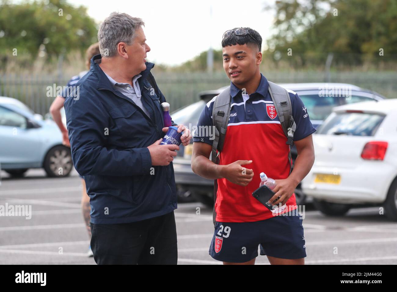 Phoenix Laulu-Togaga'e #29 of Hull KR arrives at Sewell Group Craven ...
