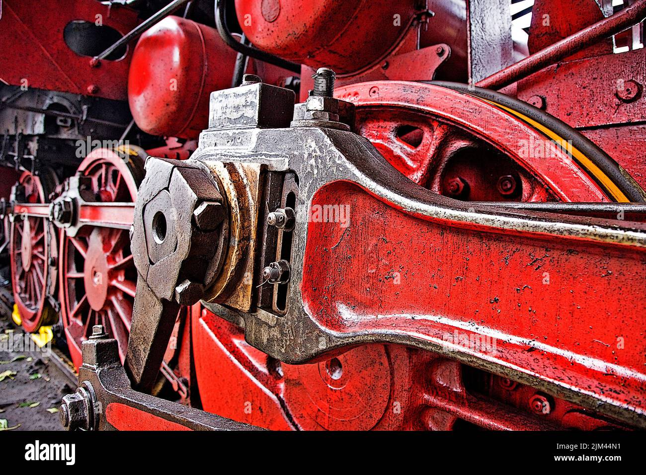 Steam locomotive gear hi-res stock photography and images - Alamy