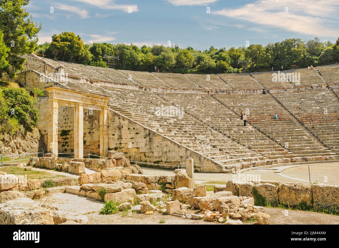 Epidavros theater seats hi-res stock photography and images - Alamy