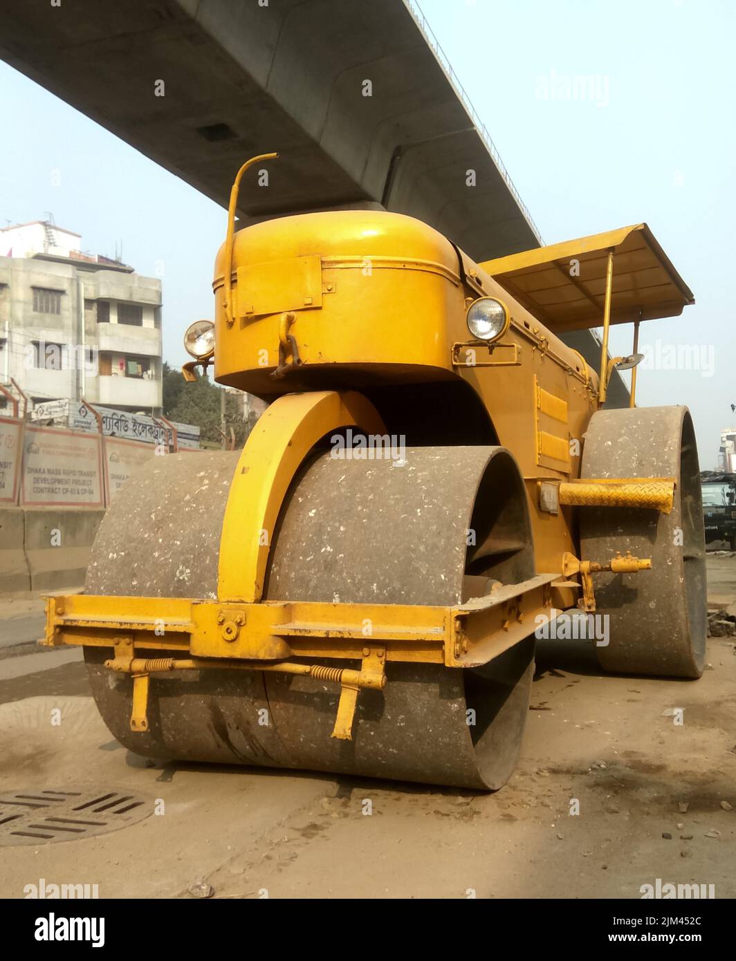 Road construction roller hi-res stock photography and images - Alamy